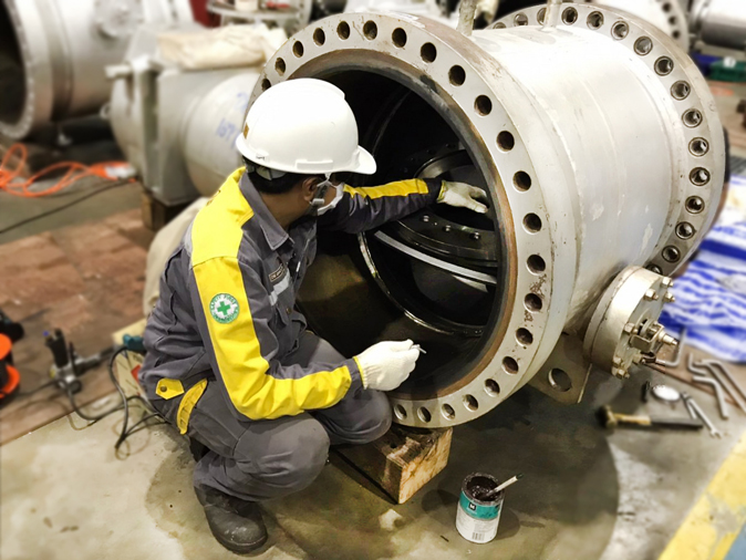 GC3, Overhaul Adam Valve Size DN750 PN16 9 Ea., Feb-Mar. 2020