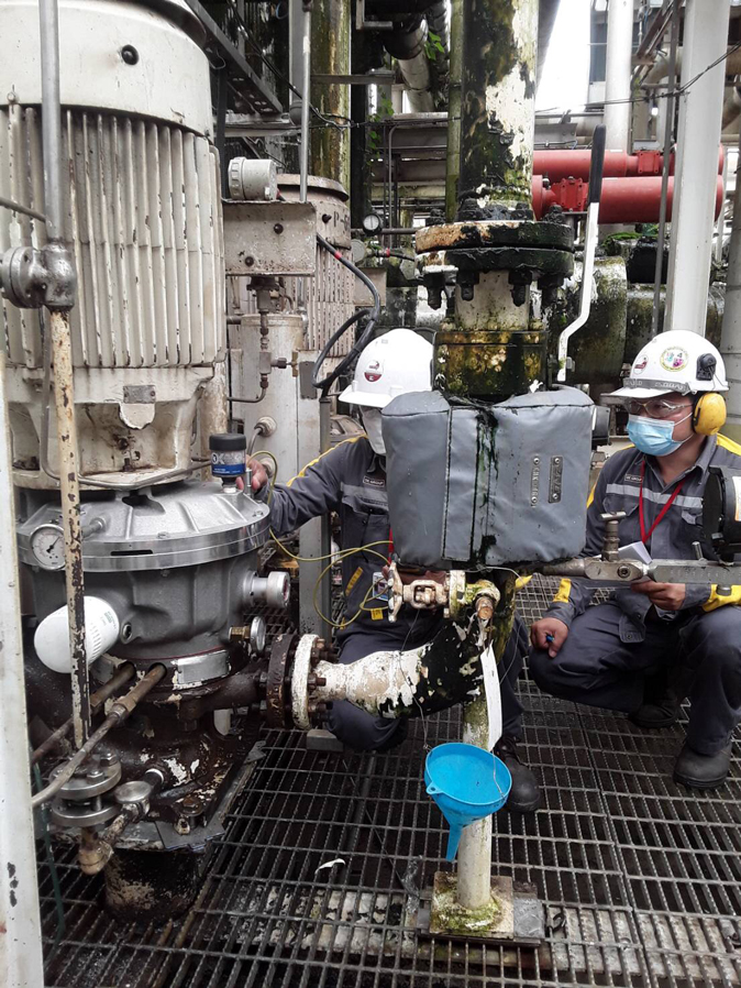 PTTEP, 2021 Installation and commissioning Sammler Gearbox Assembly ...