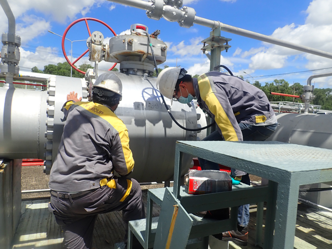 GSP Rayong, Sealant Injection System of Ball Valves, 5-15 Oct , 2020