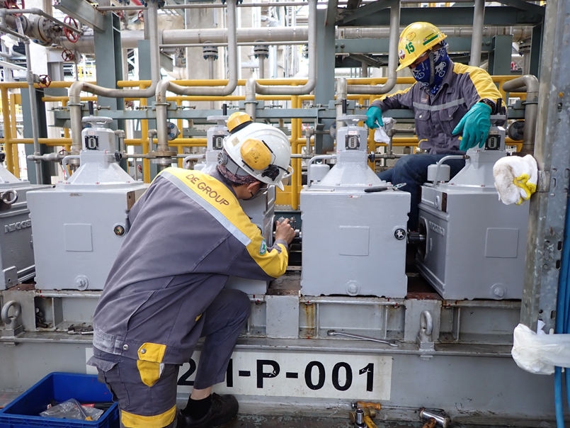 PTT Gas Separation Plant, 2022 Shutdown, Overhaul Nikkiso Metering Pump ...