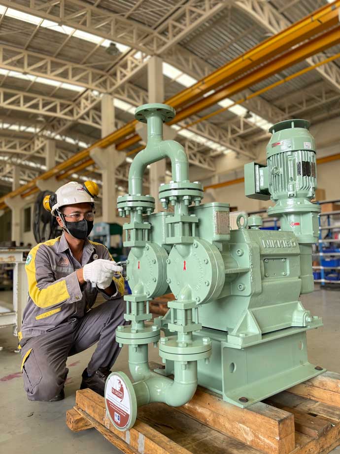 Thai Asahi Kasei Spendex, 2022 Overhaul Liquid End Pump, 15 Jul. – 30 Sep.